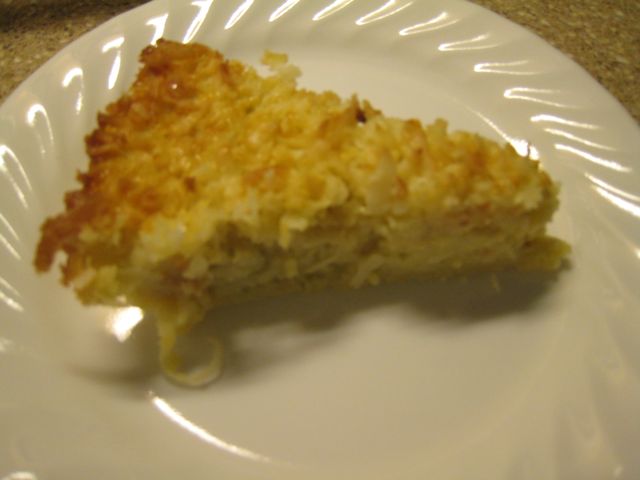 My amazing coconut pie